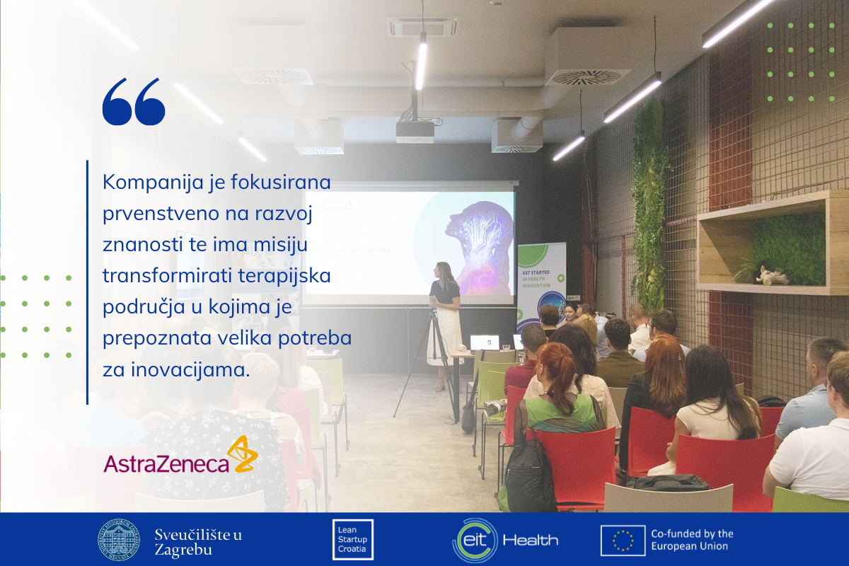 AstraZeneca podržava koncept programa Get Started in Health Innovation